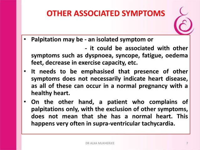 Palpitations in pregnancy by dr alka mukherjee dr apurva mukherjee ...