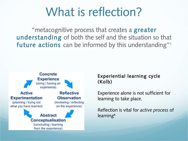 Peer Assisted Learning presentation - reflections | PPT