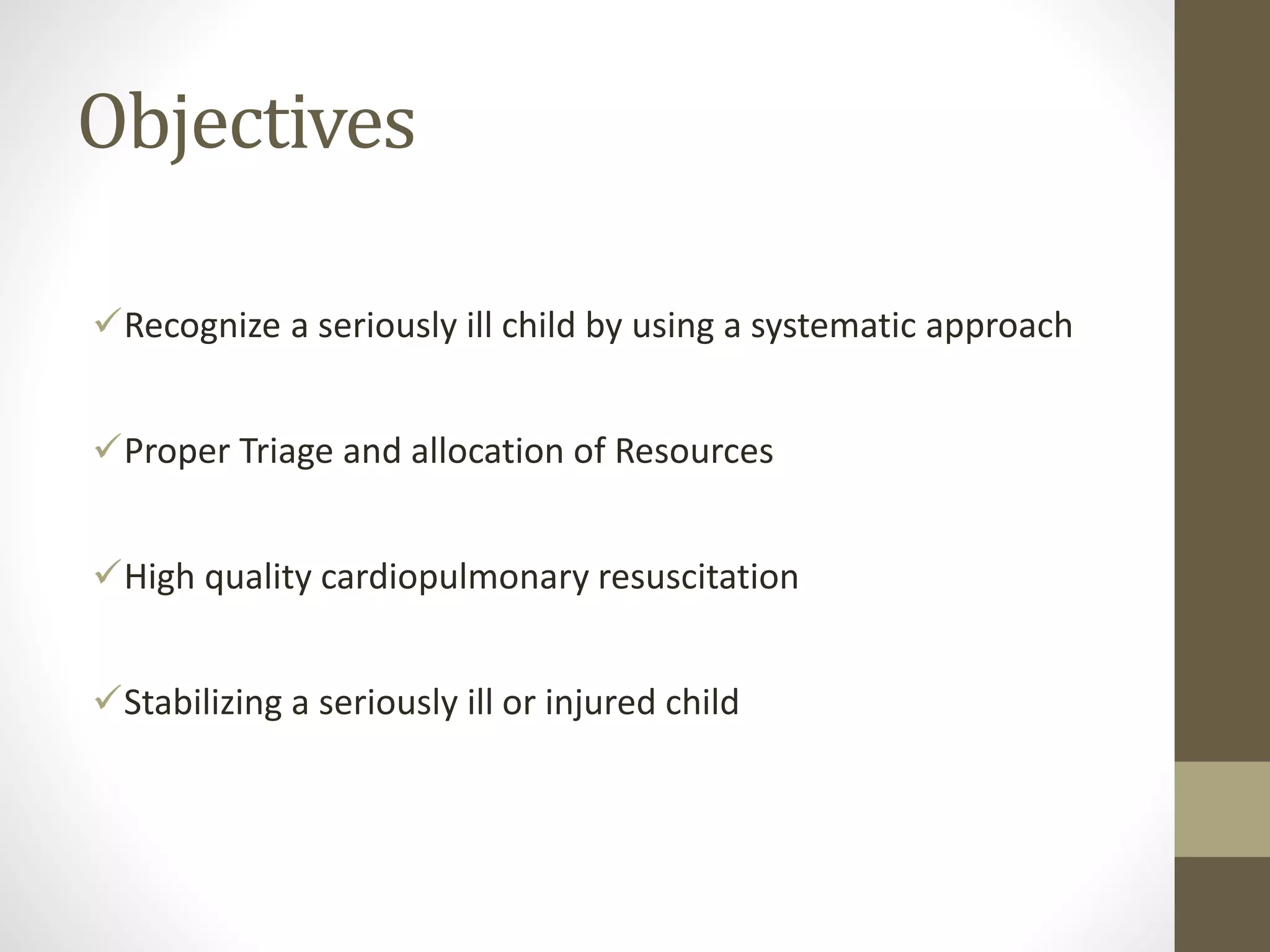 Pals approach to sick child | PPTX