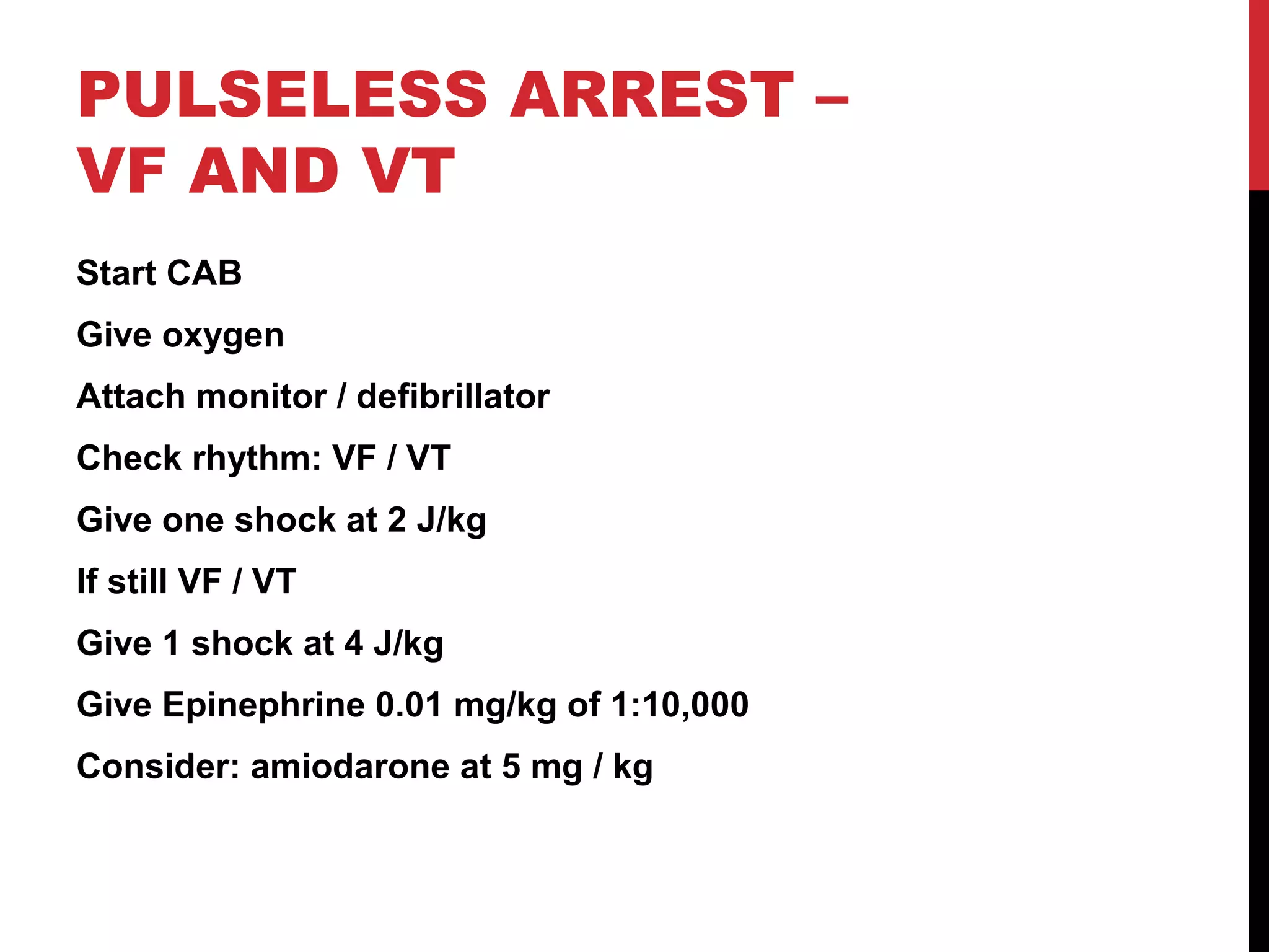 PALS: Pediatric advanced life support | PPT