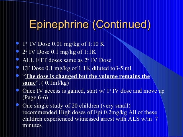 Pals fluids and meds