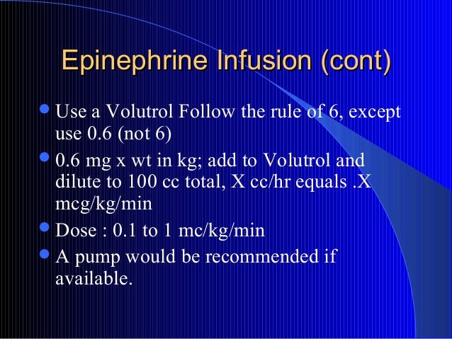 Pals fluids and meds