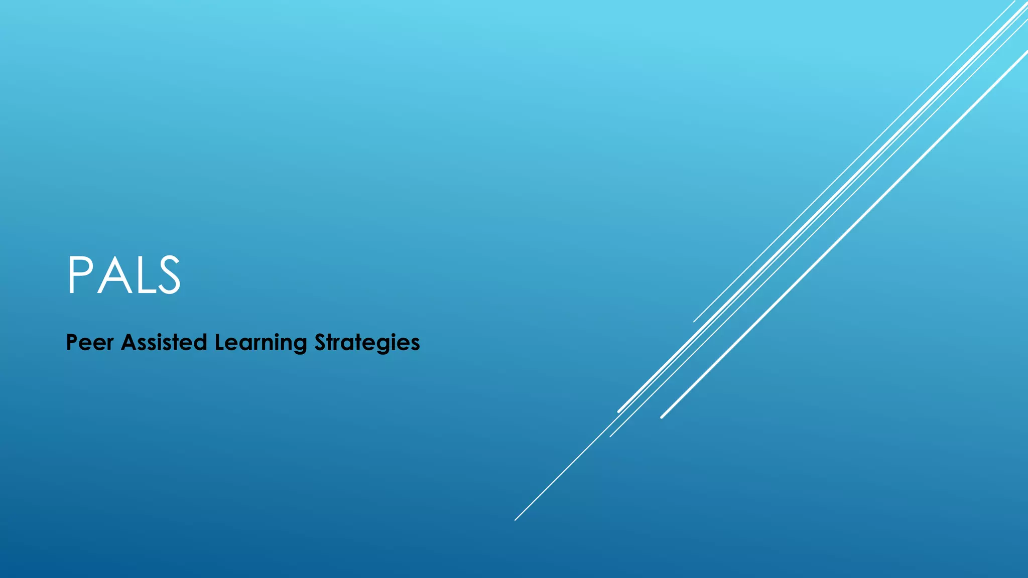 Pals strategy powerpoint | PPT