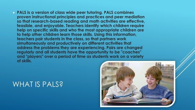 Pals strategy powerpoint | PPT