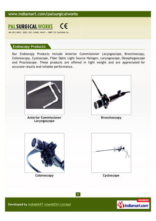 PAL SURGICAL WORKS, Delhi, Surgical and Medical Equipment | PDF