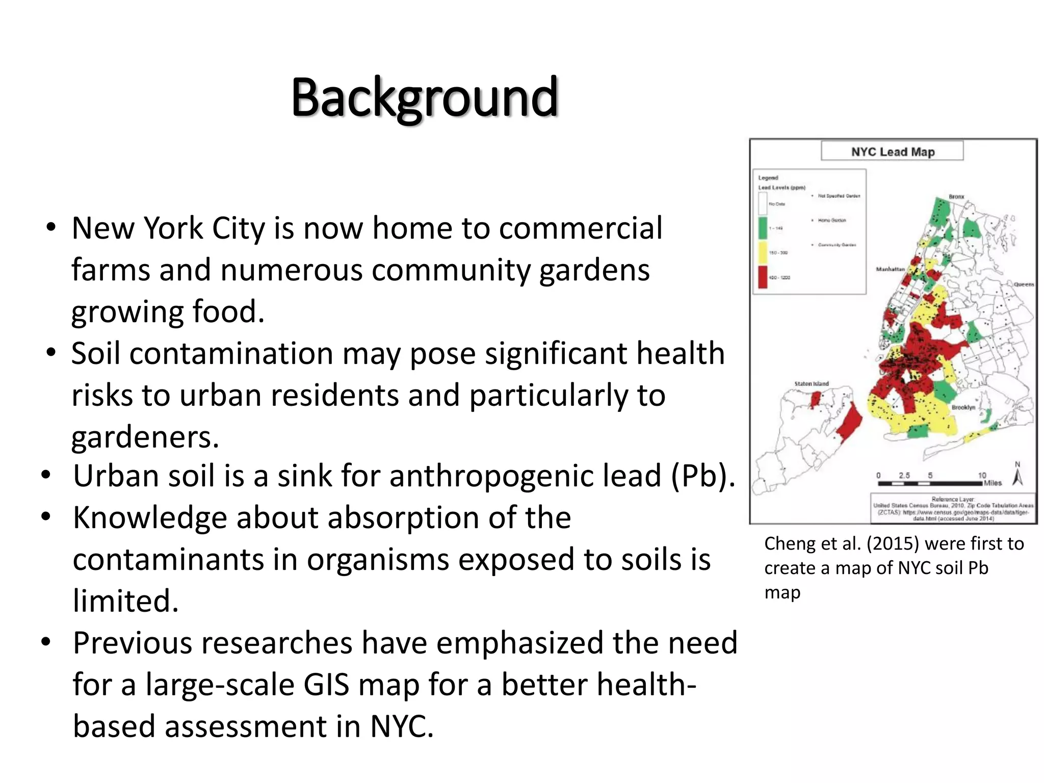 Application of GIS to Characterize Garden Soil Contamination in New ...