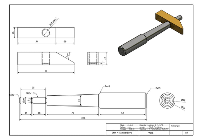 Detailed hammer assembly and part component | PPT