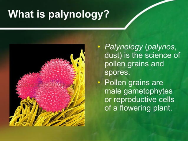 Palynology pollen morphology and biology | PDF | Gardening | Home & Garden