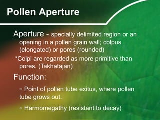 Palynology pollen morphology and biology | PDF