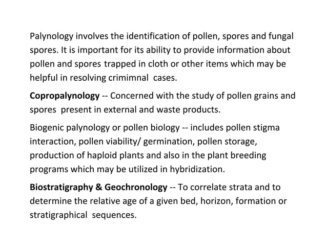 PALYNOLOGY Scope and Importance.pdf