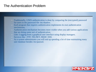 Pluggable Authentication Module | PDF