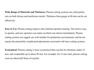Plasma Arc Machining process | PPTX