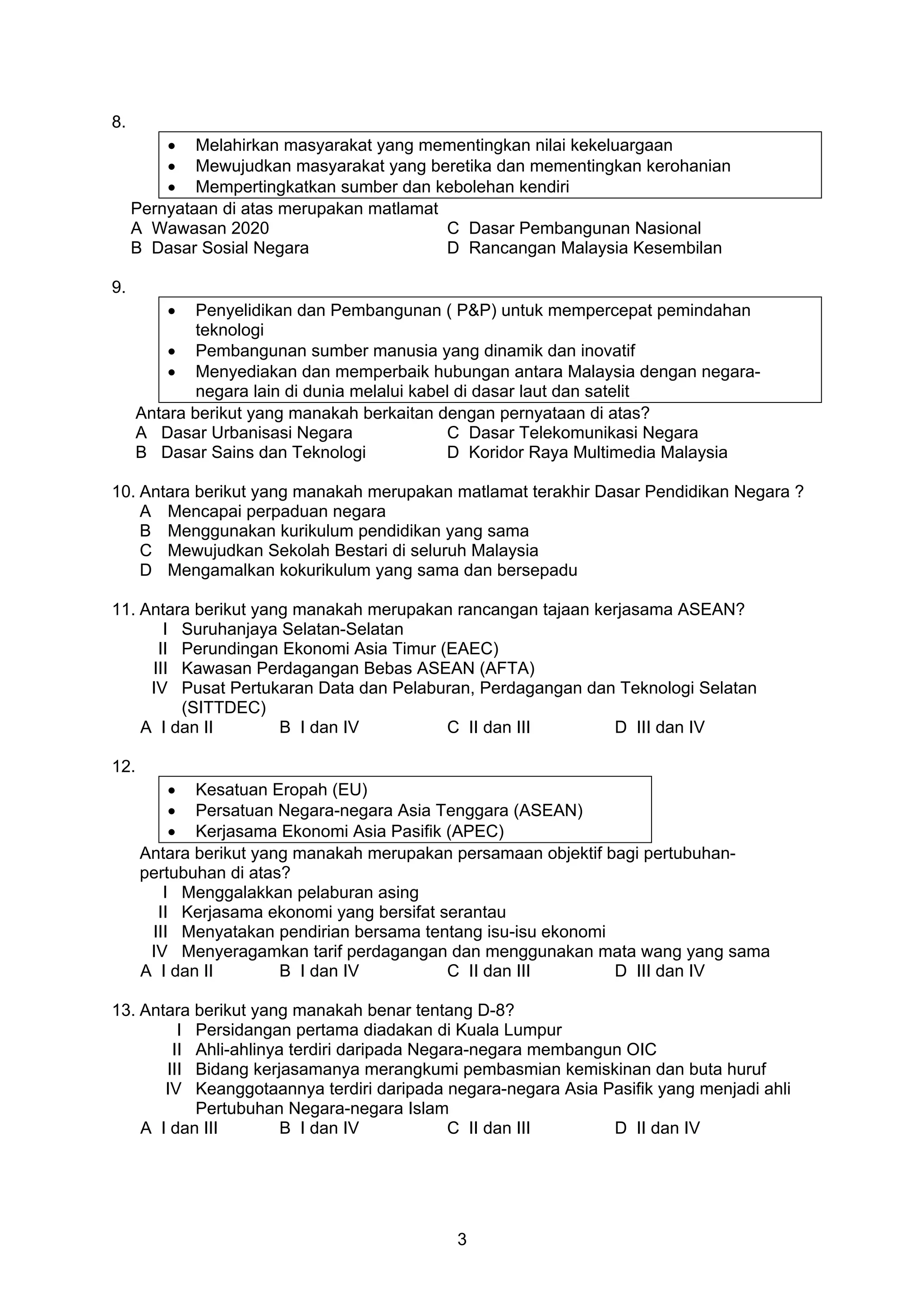 P.Am Kertas1 Set3 | PDF