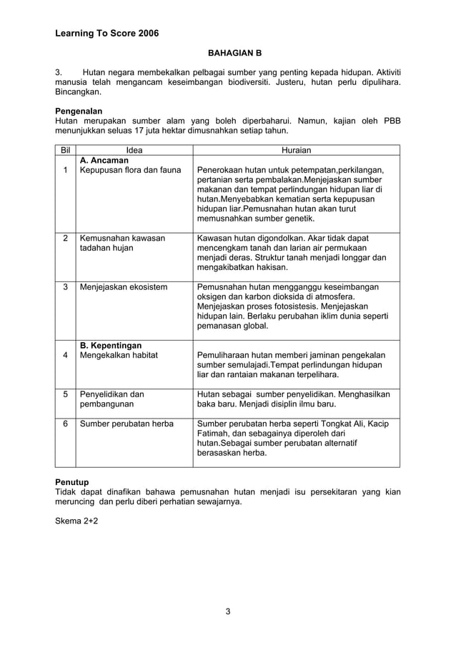 P.Am Skema Kertas2 Set1 | PDF