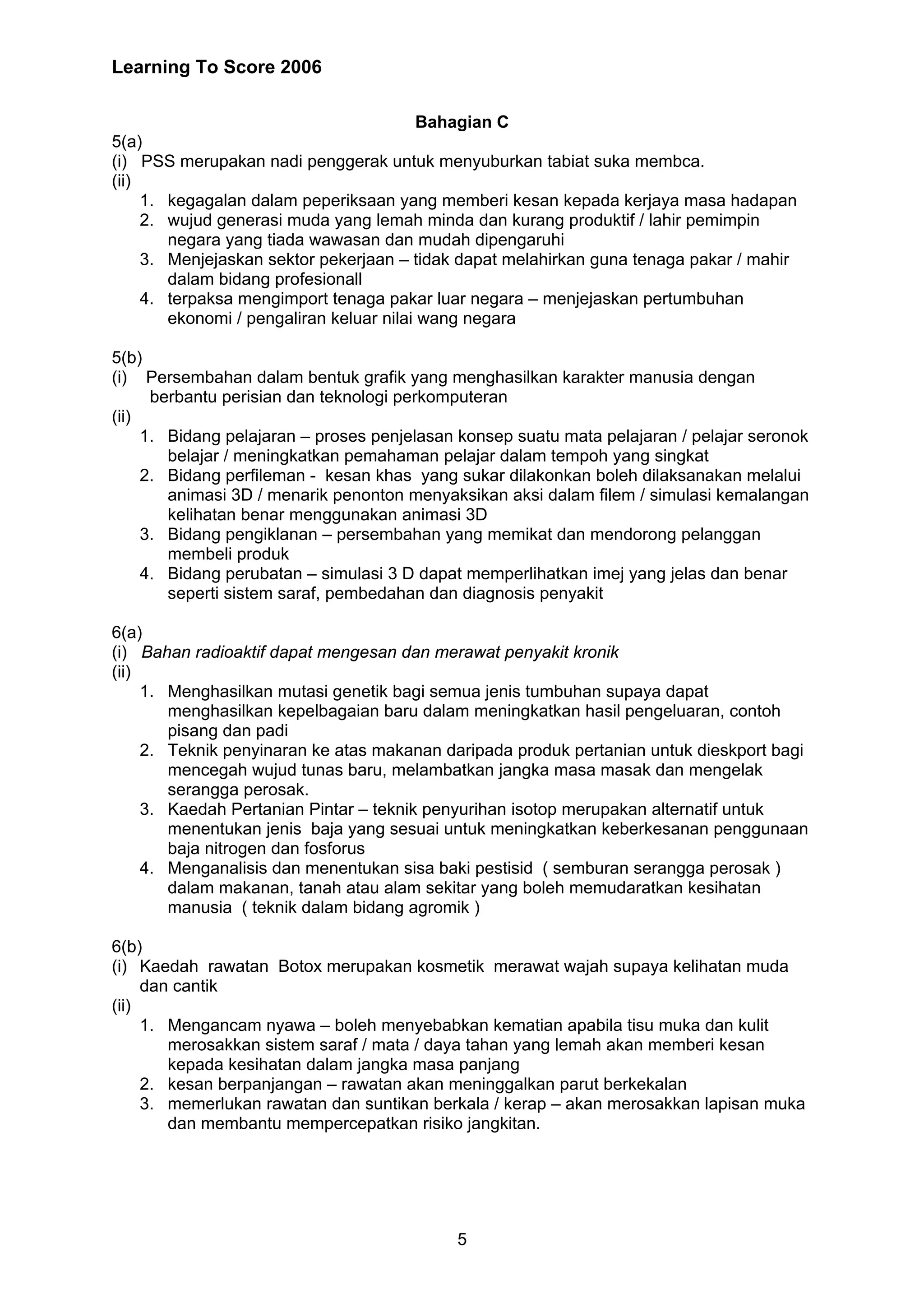 P.Am Skema Kertas2 Set2 | PDF