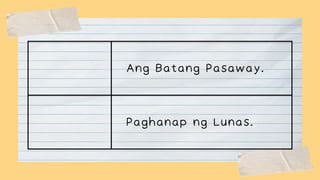 PAMAGAT Mother Tongue Grade 3........... | PPT