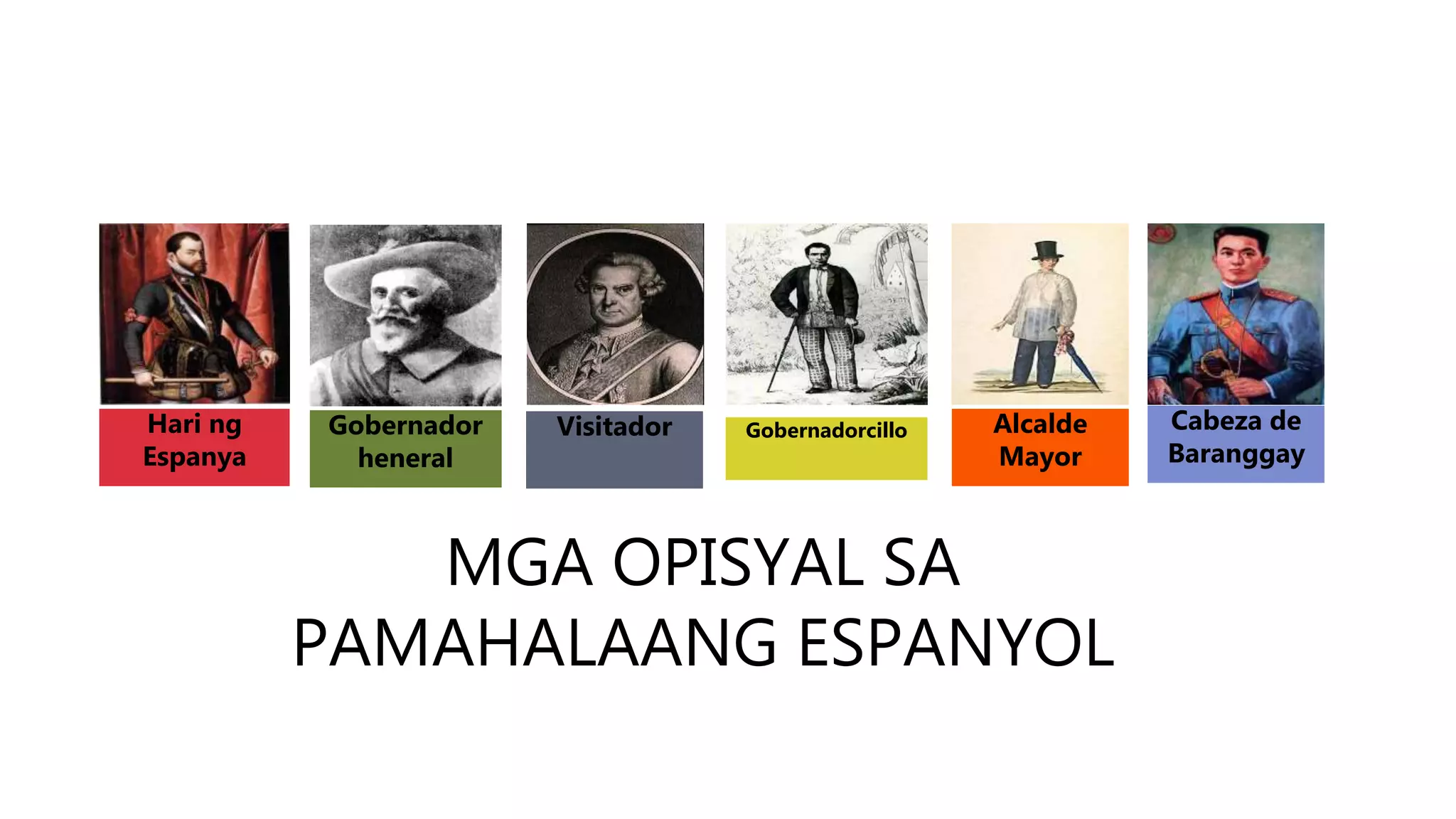 Mga Pagbabagong Pampolitika noong Panahon ng Espanyol | PPTX