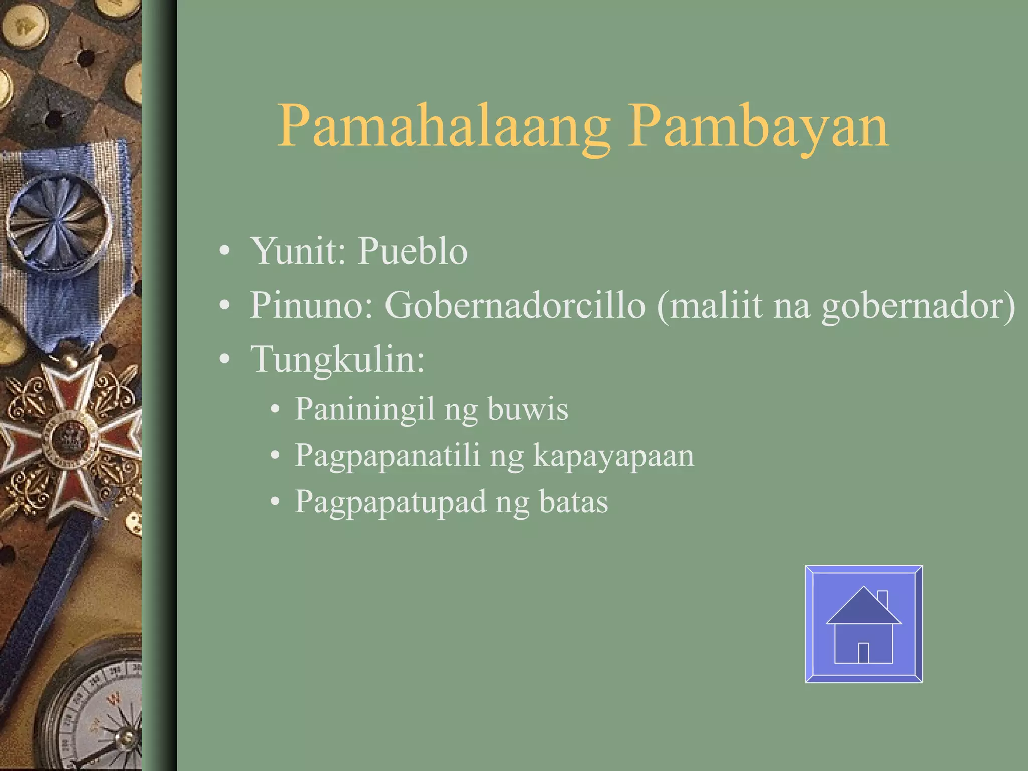 Pamahalaang kolonyal sa pilipinas | PPT