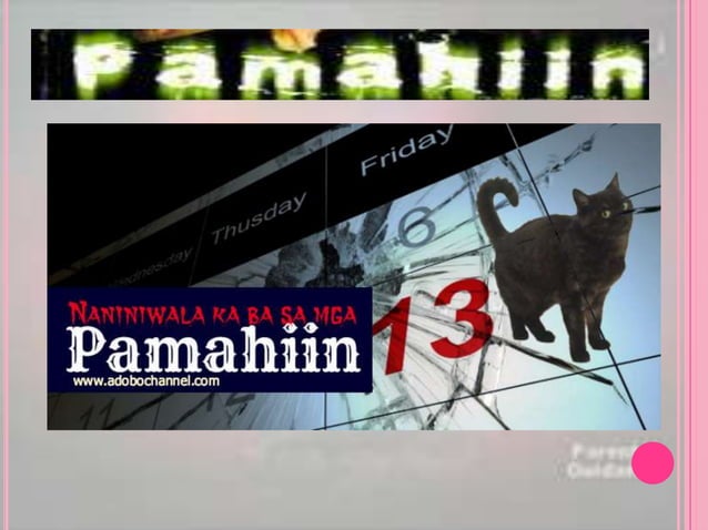 Pamahiin | PPTX