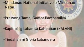 Administration of Gloria-Macapagal ️pptx | PPTX