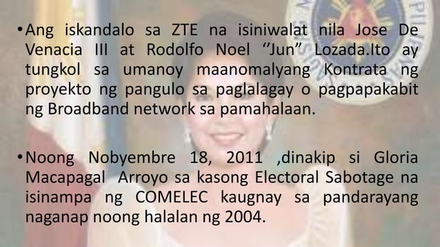 Administration of Gloria-Macapagal ️pptx | PPTX