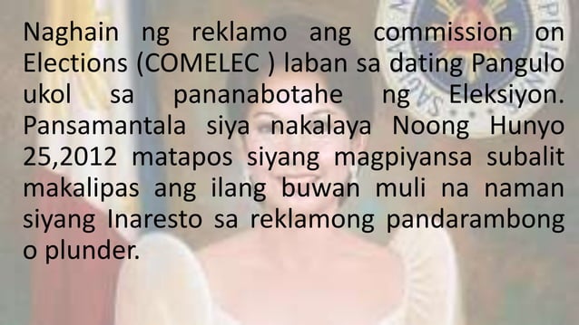 Administration of Gloria-Macapagal ️pptx | PPTX