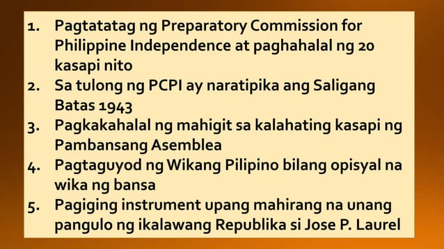 Pamamahala ng hapones sa pilipinas | PPTX