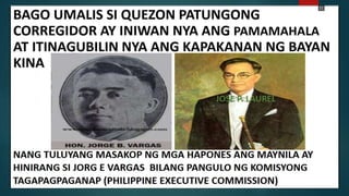 Pamamahala ng mga Hapones sa Pilipinas | PPTX