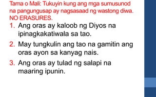 PAMAMAHALA SA PAGGAMIT NG ORAS 9 PPT.pptx