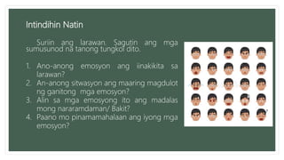 Pamamahala sa sariling emosyon | PPTX