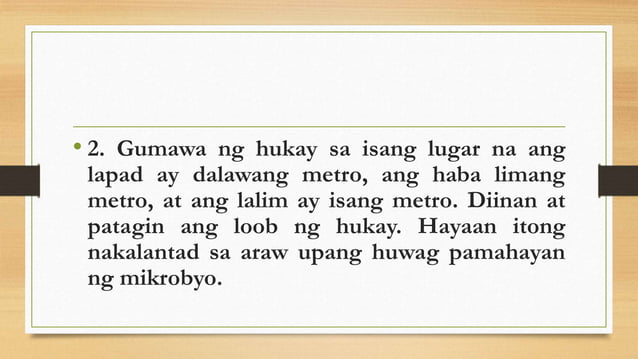 Pamamaraan sa paggawa ng compost pit | PPTX