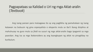 Pamamaraan sa Pagpapataas ng Kalidad ng Edukasyon | PPTX