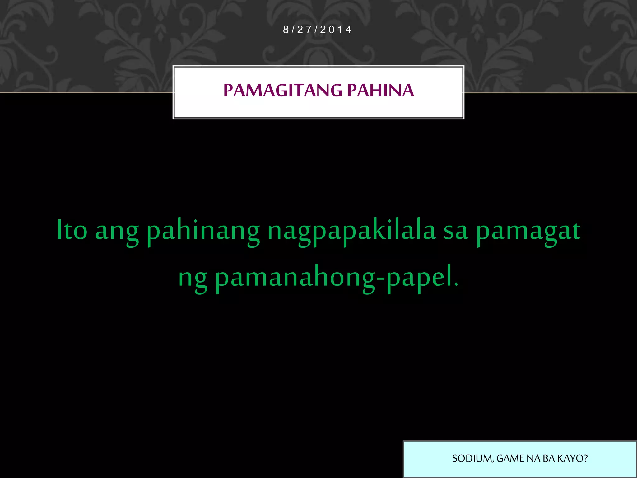 Pamanahong Papel o Pananaliksik (Research Paper) | PPTX
