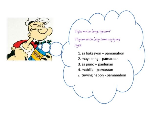 Pamanahon, panlunan, pamaraan (Modyul sa Filipino) | DOCX