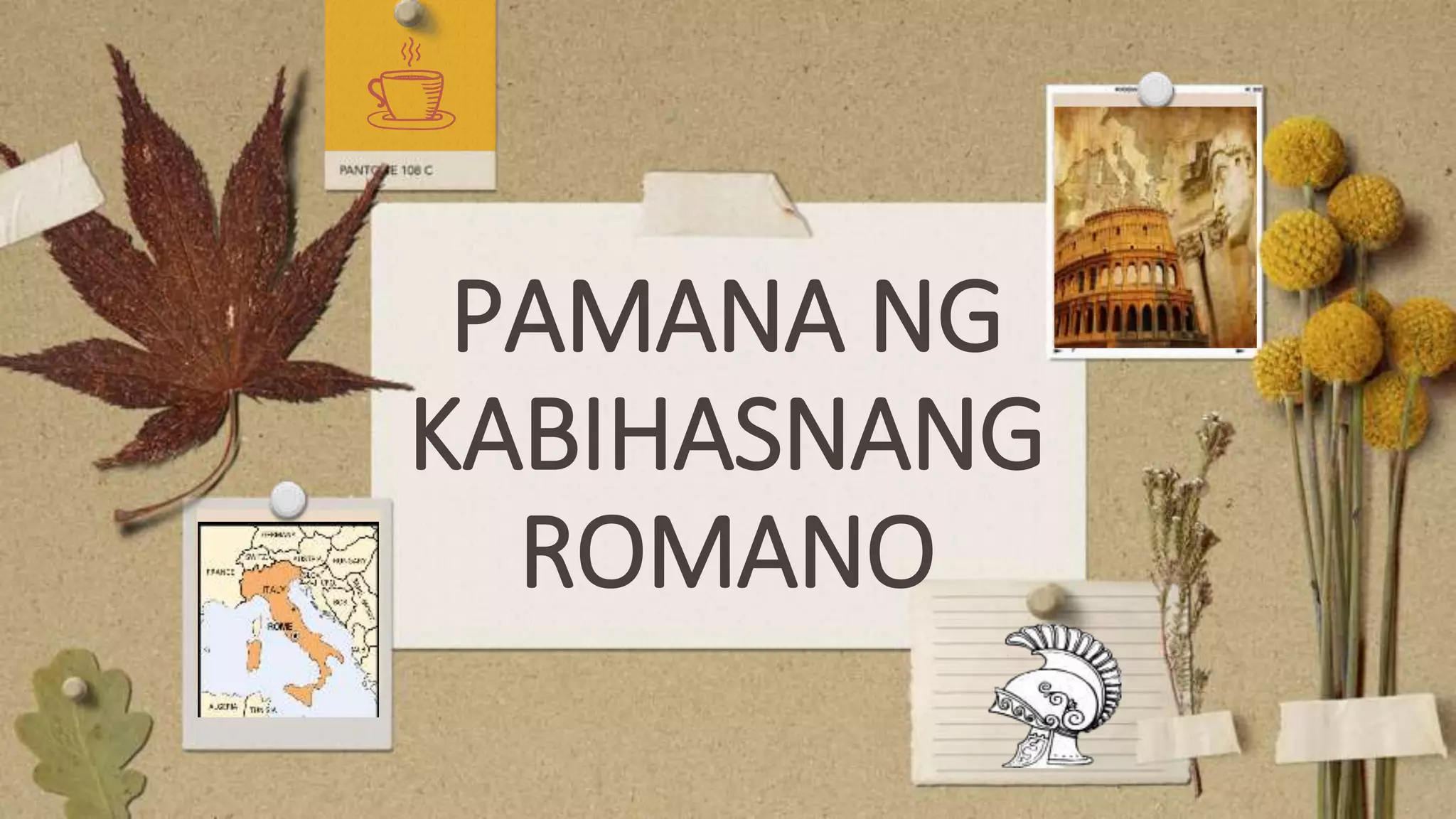 Pamana ng kabihasnang romano | PPTX