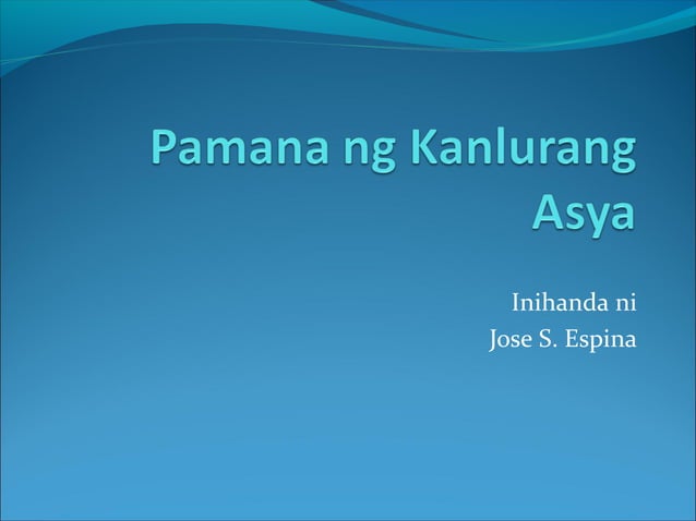 Pamana ng kanlurang asya | PPT
