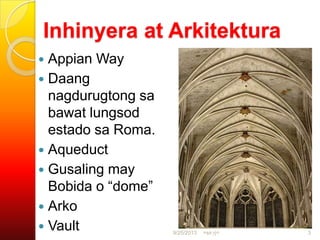 Pamana ng Sinaunang Roma | PPT