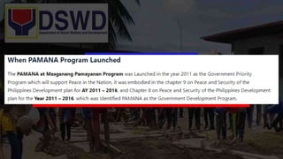 PAMANA PROGRAM PAMANA PROGRAM PAMANA PROGRAM PAMANA PROGRAM | PPT