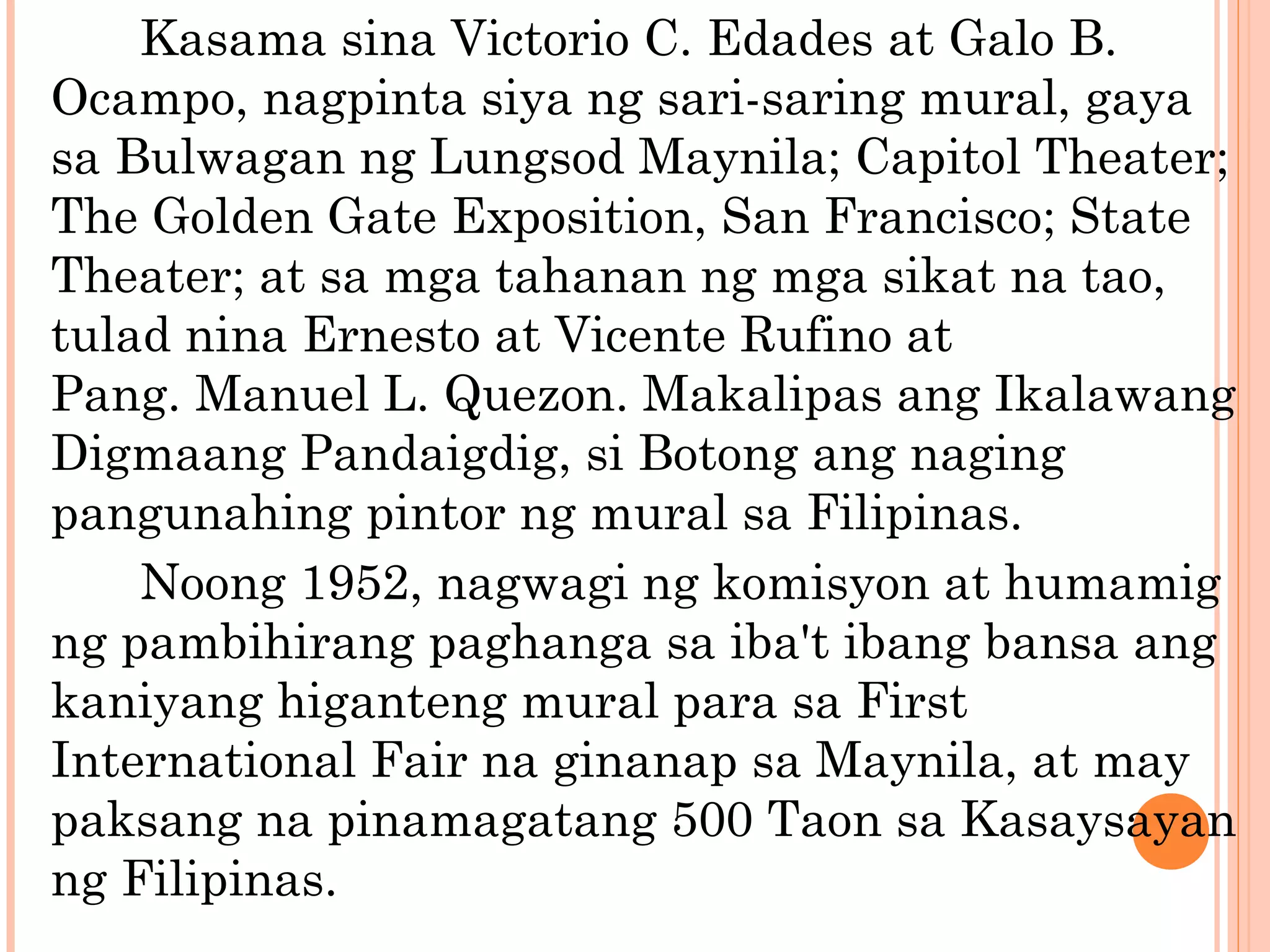 Pambansang Alagad ng Sining (National Artists) | PPT