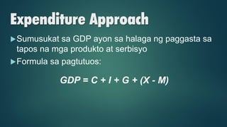 Pambansang Kita: GDP at GNP | PDF