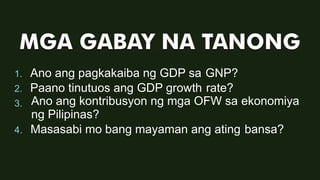 Pambansang Kita (GNP at GDP) .pptx