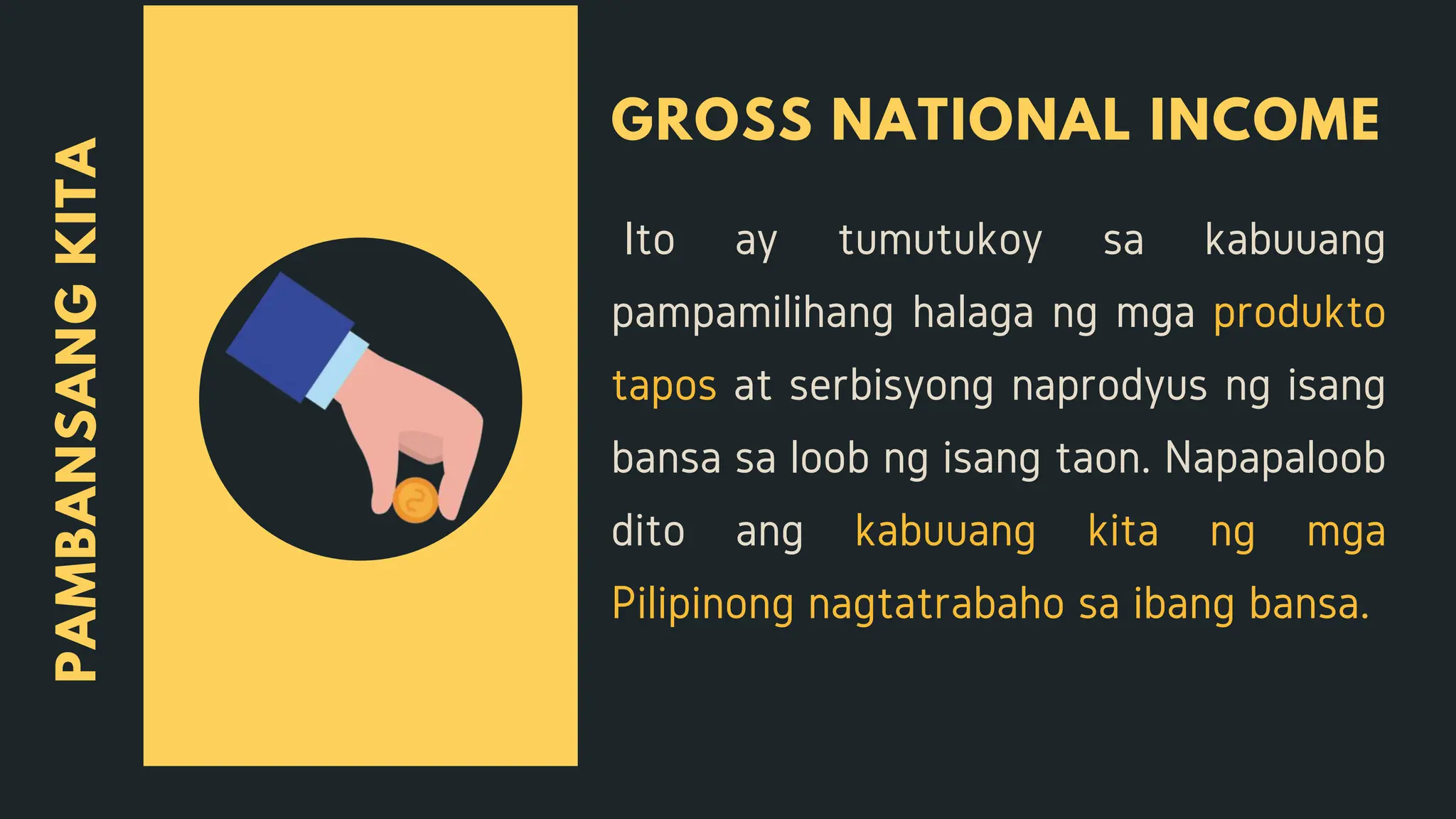 Araling Panlipunan 9 - 3rd Quarter: Pambansang Kita. Ano ang GDP at GNP ...