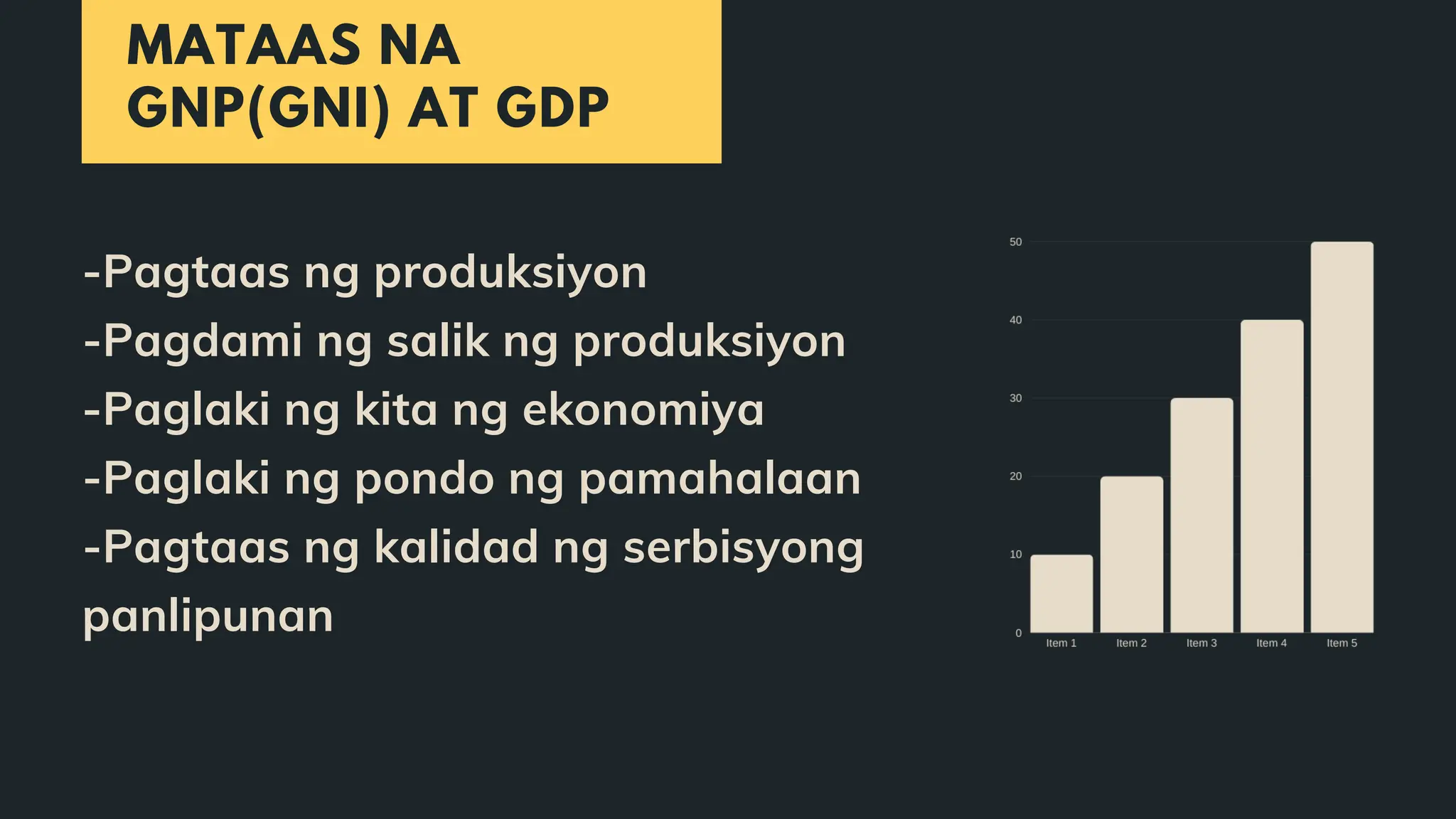 Araling Panlipunan 9 - 3rd Quarter: Pambansang Kita. Ano ang GDP at GNP ...