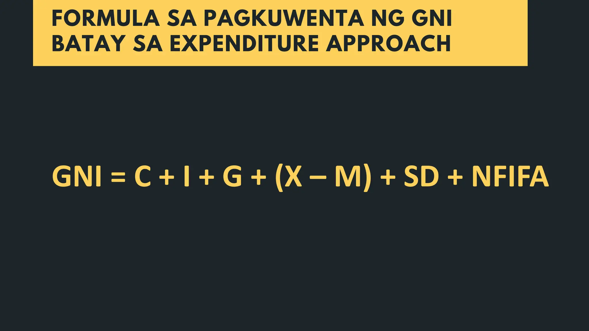 Araling Panlipunan 9 - 3rd Quarter: Pambansang Kita. Ano ang GDP at GNP ...