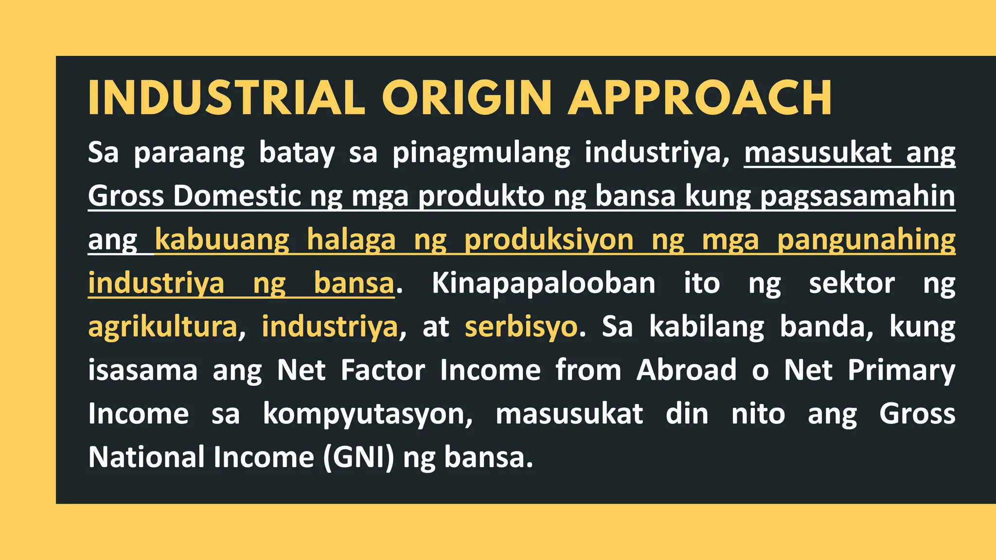 Araling Panlipunan 9 - 3rd Quarter: Pambansang Kita. Ano ang GDP at GNP ...