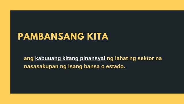 Araling Panlipunan 9 - 3rd Quarter: Pambansang Kita. Ano ang GDP at GNP. Paano sinusukat ang ...