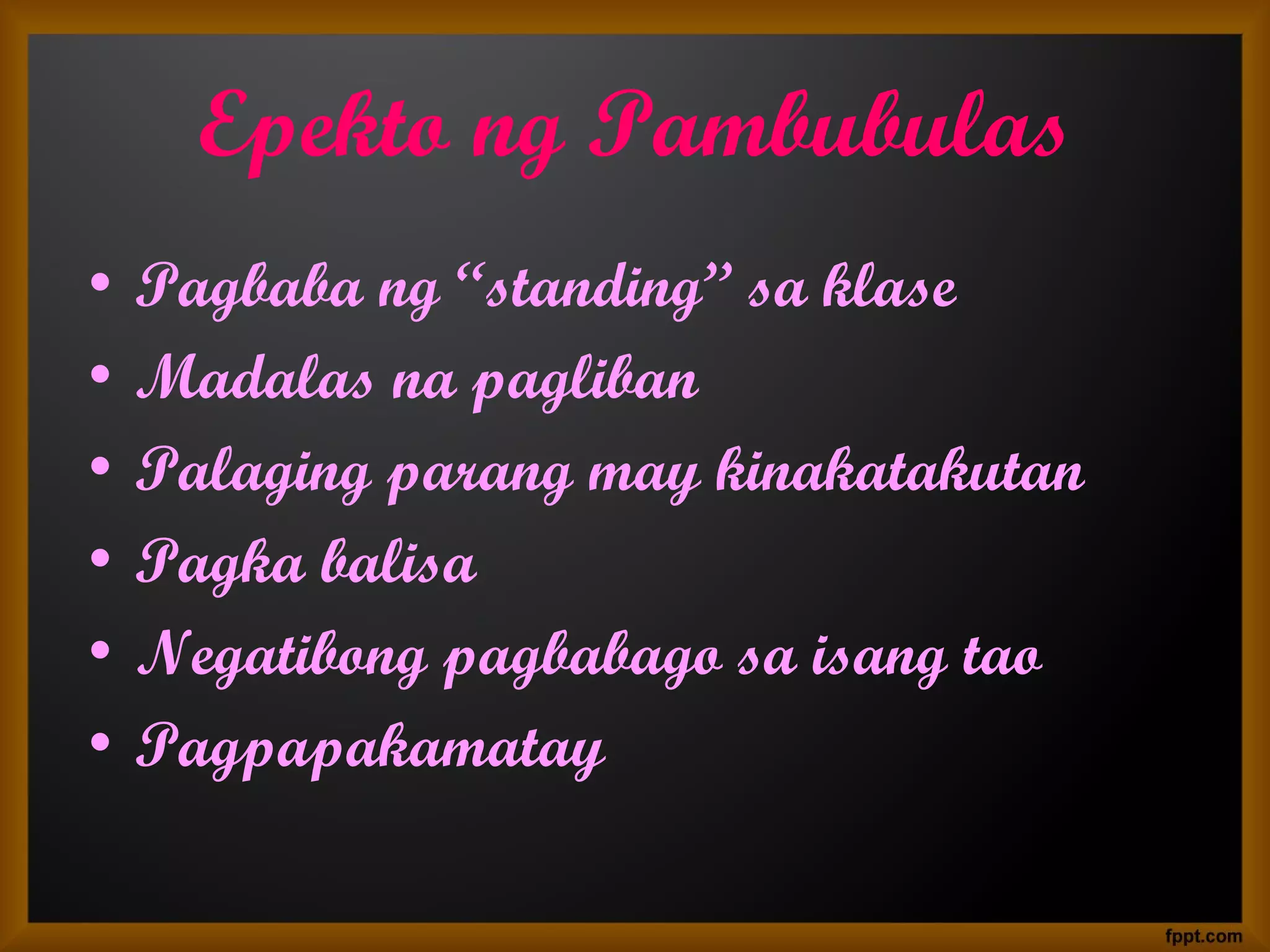 Pambubulas / bullying | PPT