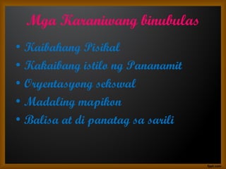 Pambubulas / bullying | PPT