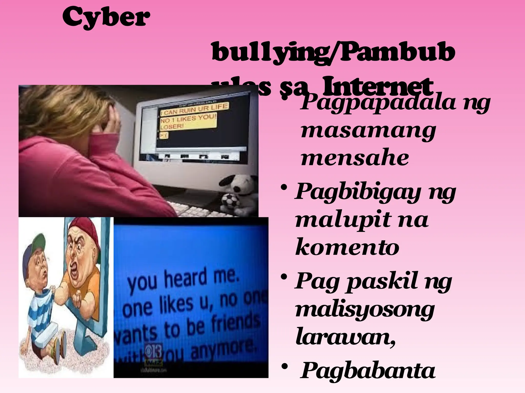 Bullying, types of bullying, where bullying happens | PPTX