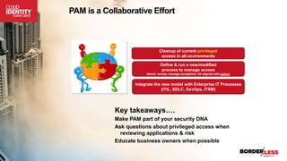 Privileged Access Management - Unsticking Your PAM Program - CIS 2015 ...